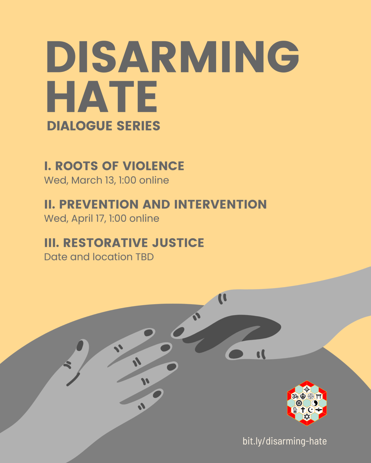 Save the Dates for our “Disarming Hate” Workshops and Dialogue Series ...